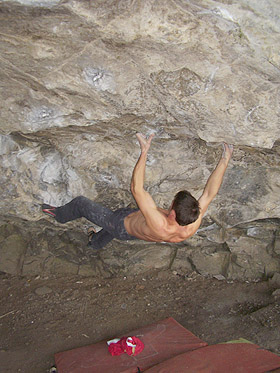 North Wales Bouldering News ::: News Details :: Louis Armstrong V12 ...