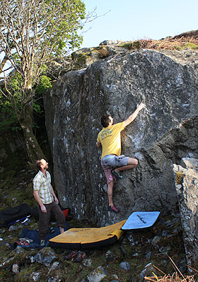 North Wales Bouldering News ::: News Details :: Pork Scratchings sds V8/7B