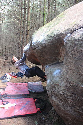 North Wales Bouldering News ::: News Details :: The White Rhino boulder